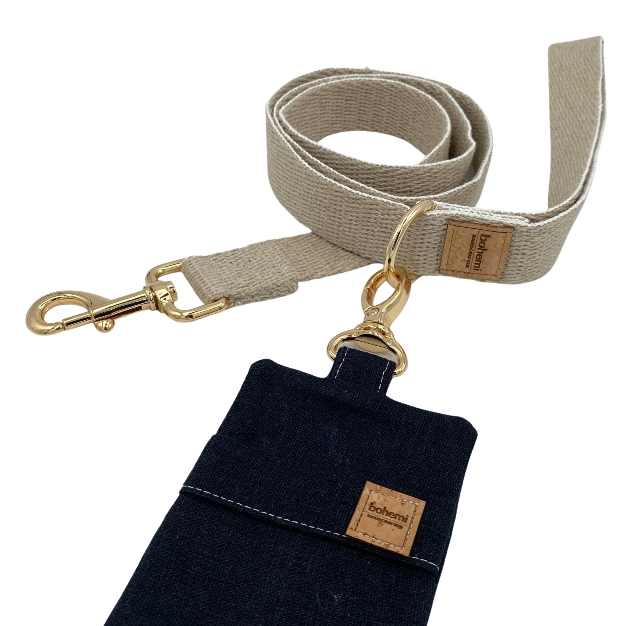 Bohemi - Hemp Poop Bag Holder - Midnight